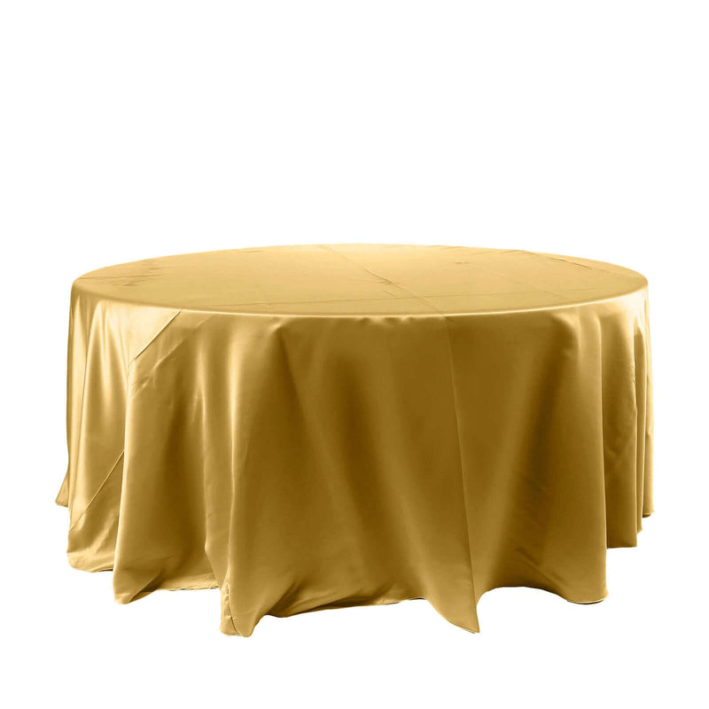 Satin Rectangle Tablecloth 72"x120" Black | TableclothsFactory