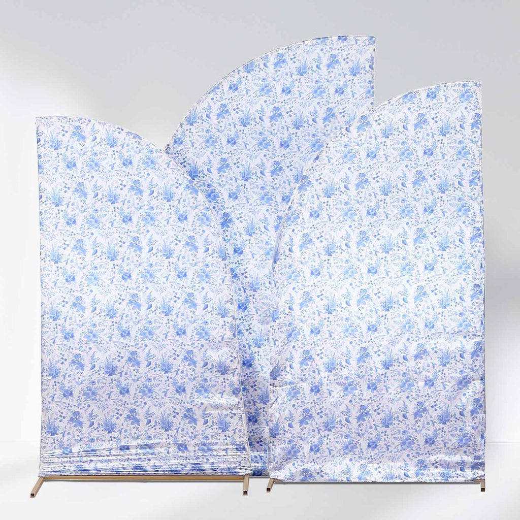 Chiara Satin Wedding Arch Covers Set of 3 | TableclothsFactory