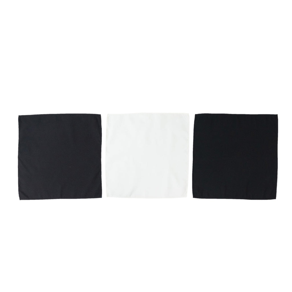 3 Polyester Fabric Swatches 20"x20" | TableclothsFactory