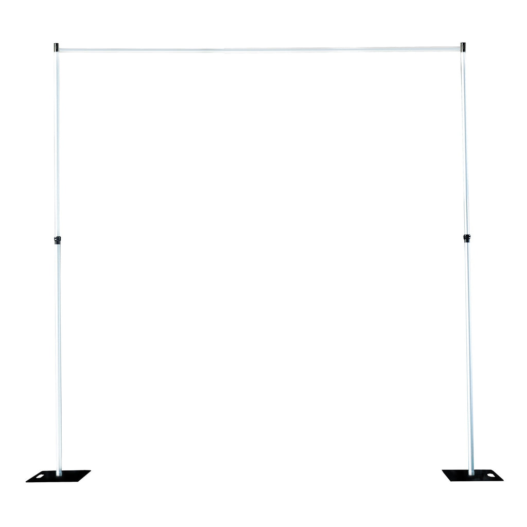 Silver Adjustable Backdrop Frame | TableclothsFactory