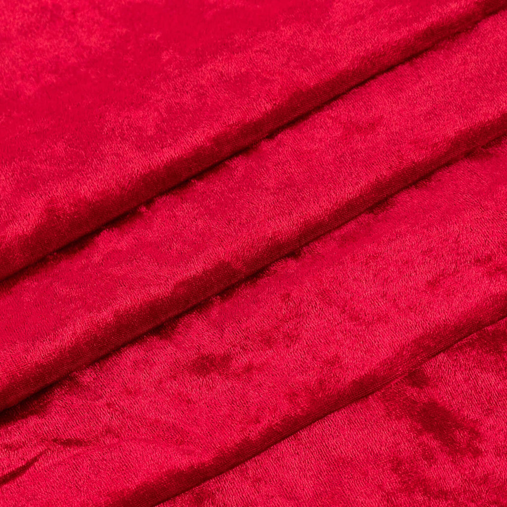 Burgundy Soft Velvet Fabric 65"x5 Yards | TableclothsFactory