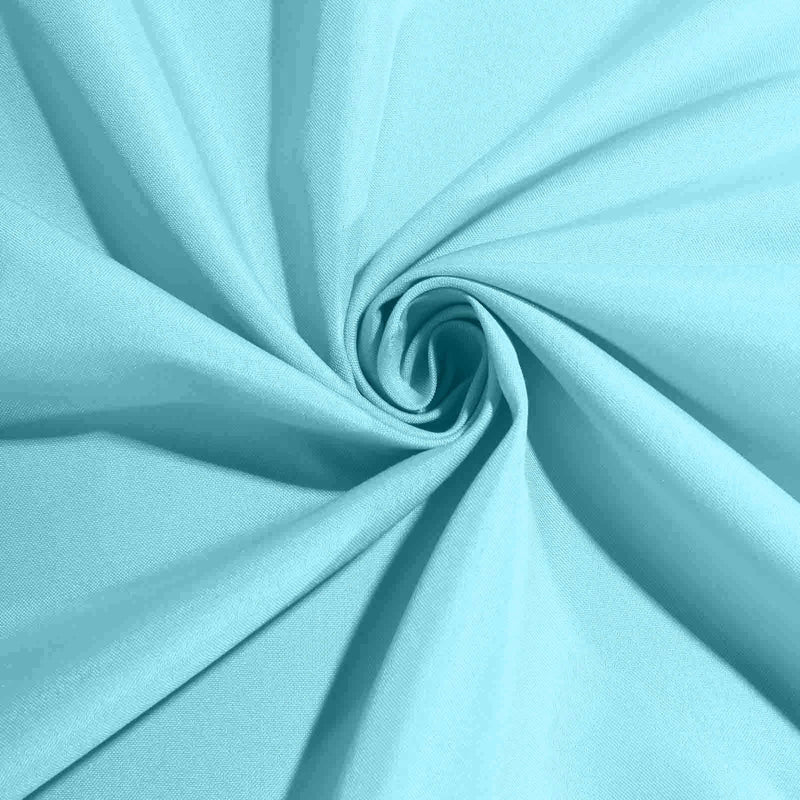 Polyester Napkins 17"x17" Light Blue by TableclothsFactory.com