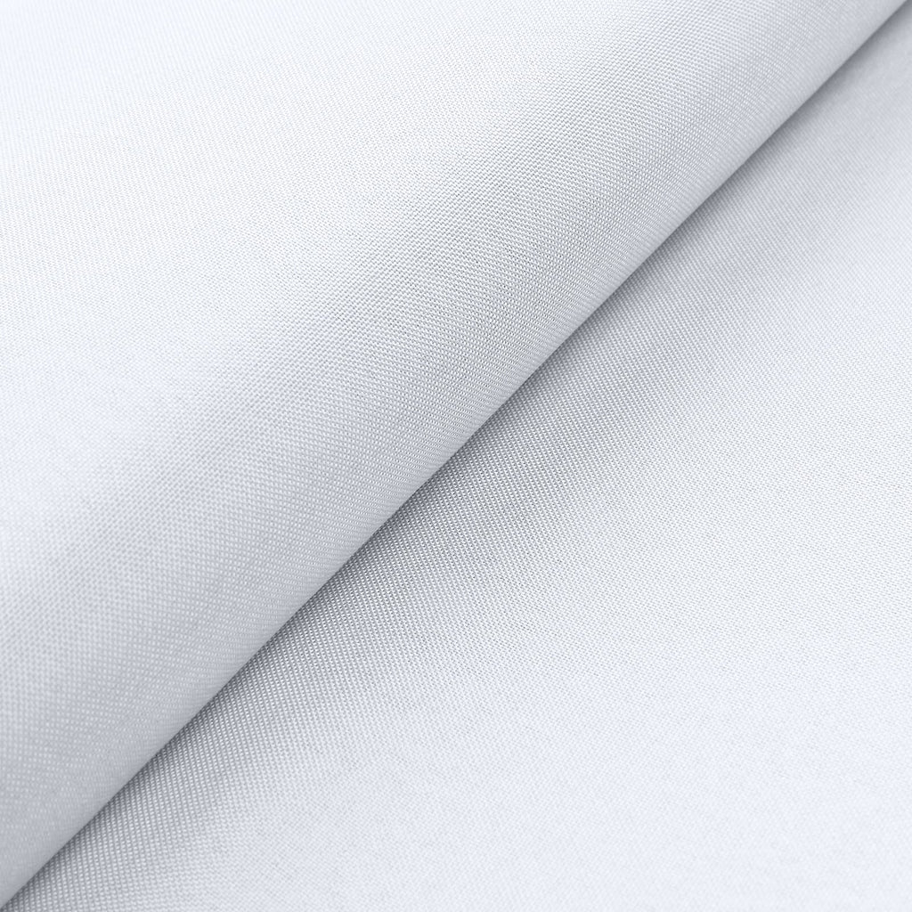 White Polyester Fabric Bolt | TableclothsFactory
