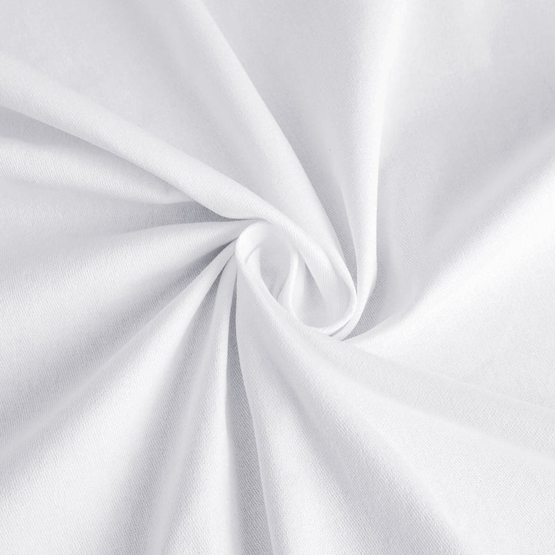 Cotton Blend Tablecloth 60"x102" White by TableclothsFactory.com
