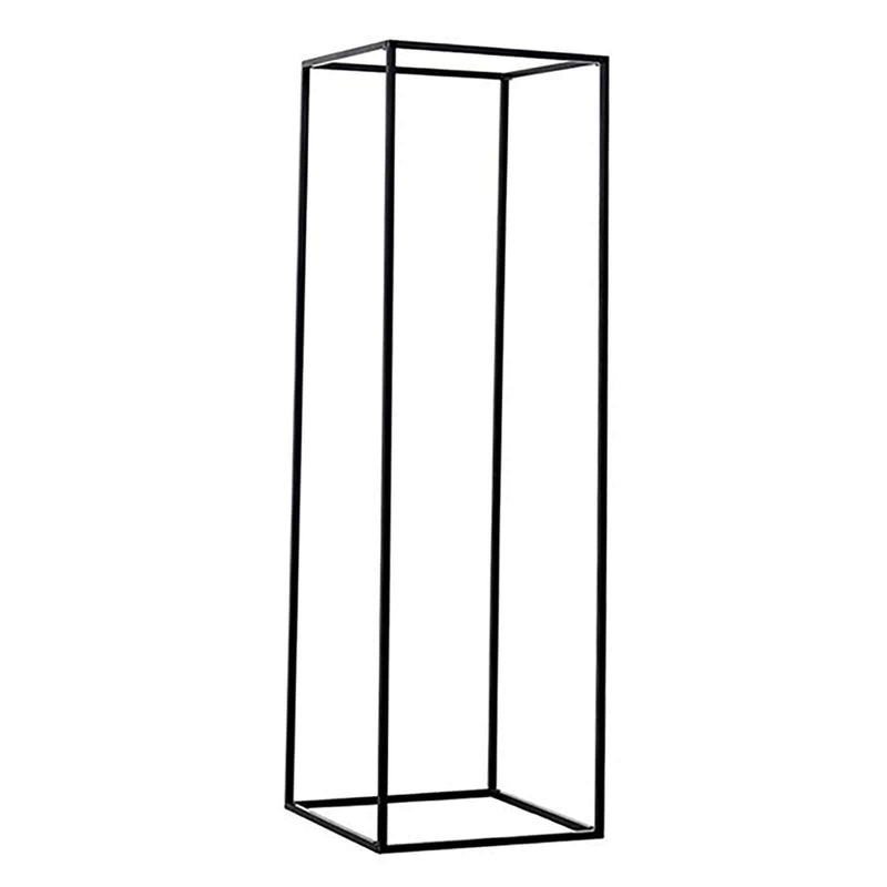 Set of 3 Metal Plinth Pedestal Stands Gold | TableclothsFactory