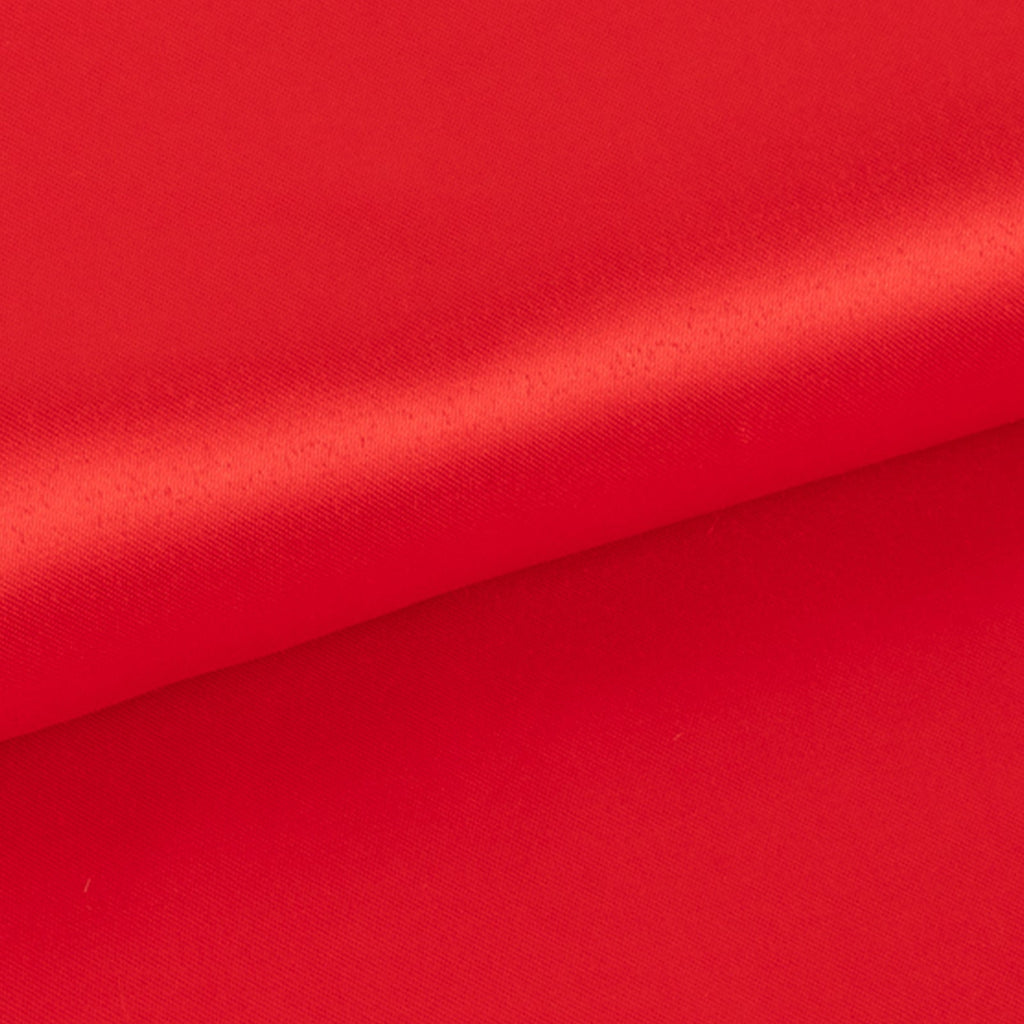 Red Lamour Satin Fabric Bolt | TableclothsFactory