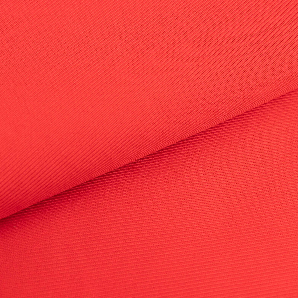 Premium Red Scuba Polyester Fabric Roll 60"x10 Yards | TableclothsFactory