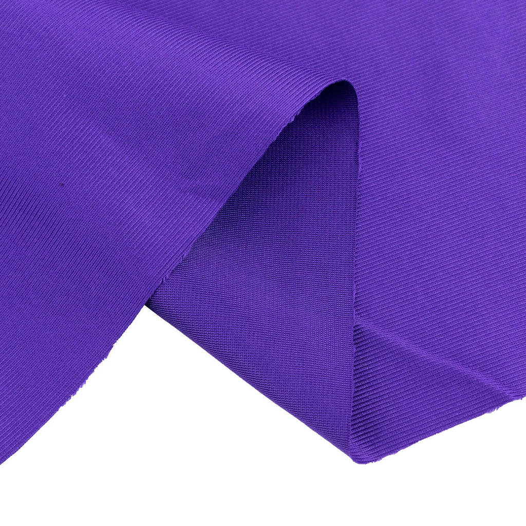 Premium Purple Scuba Fabric Roll 60"x10 Yards | TableclothsFactory
