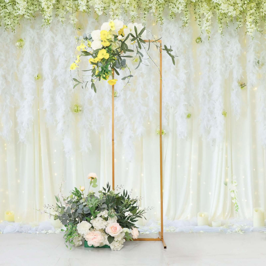 Wedding Arch, Round Rectangular Backdrop Stand