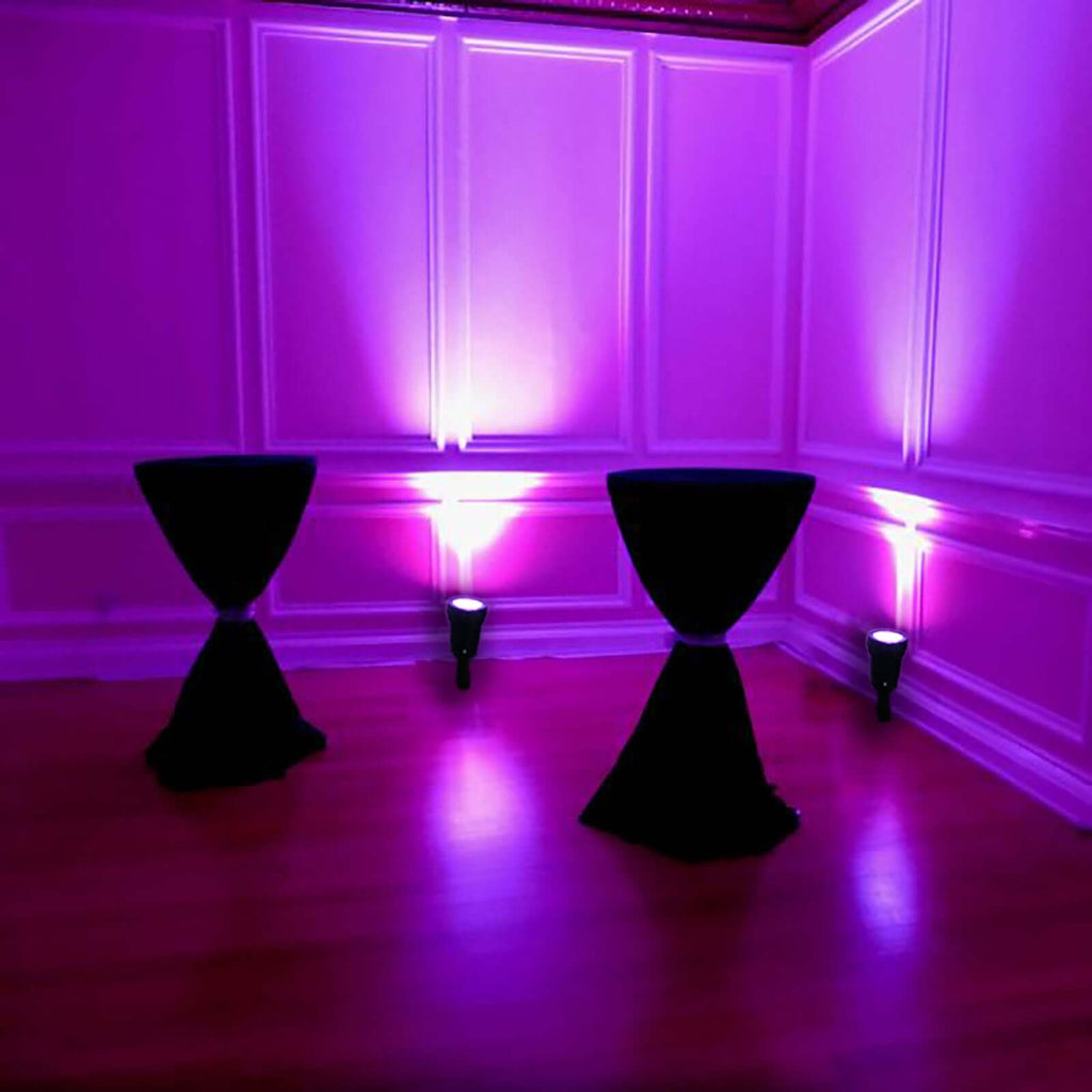 6W Purple LED Uplight - Waterproof Spotlight | tableclothsfactory.com