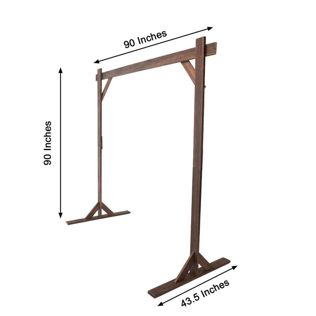 7ft Heavy Duty Wooden Square Backdrop Stand