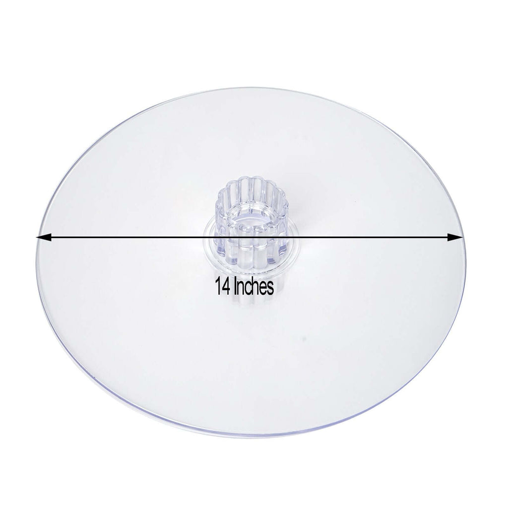 14" Round | Cake Stand Plate | Tiered Cake Stand