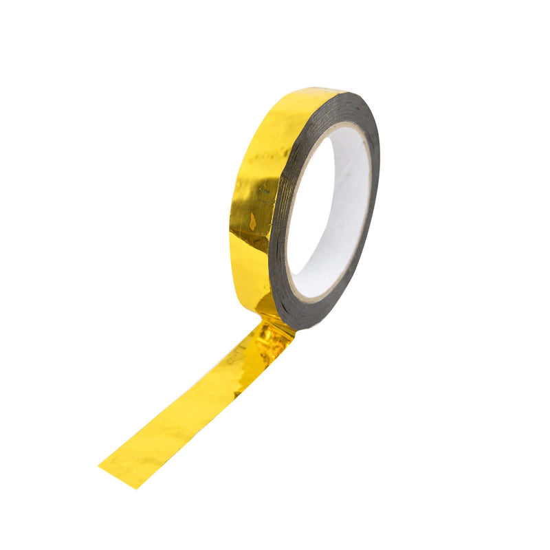 Gold Metallic Film Tape 100 Yds | tableclothsfactory.com