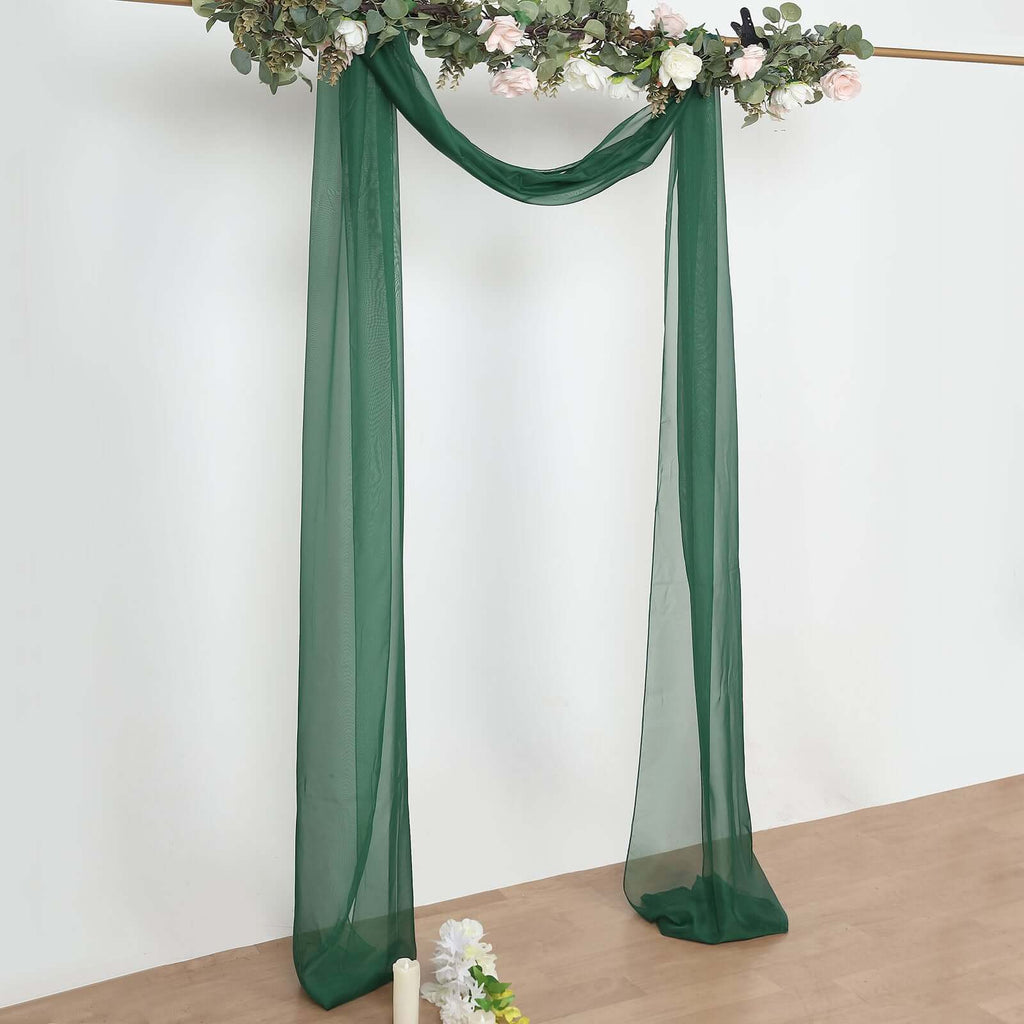 18ft Sheer Organza Wedding Arch Drapery Fabric