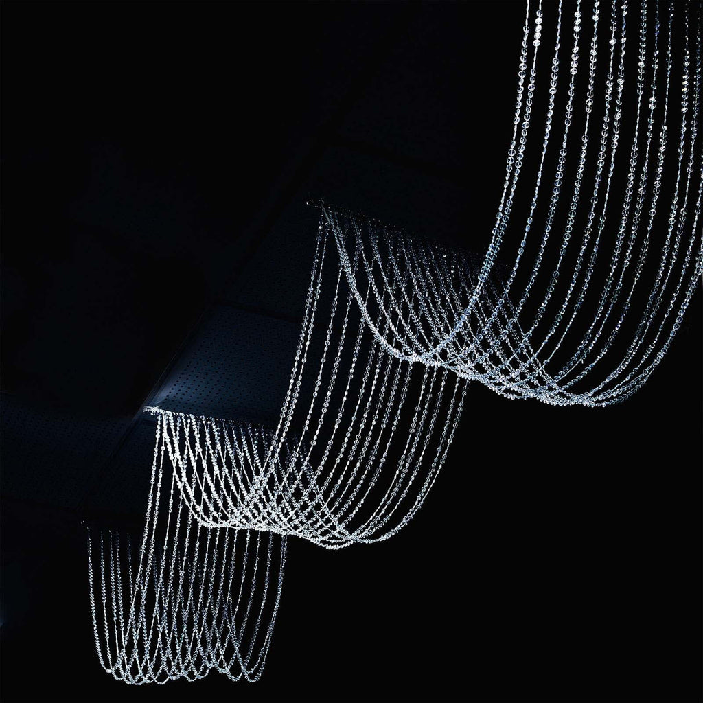 15 Strands | 15ft Crystal Beaded Ceiling Drape