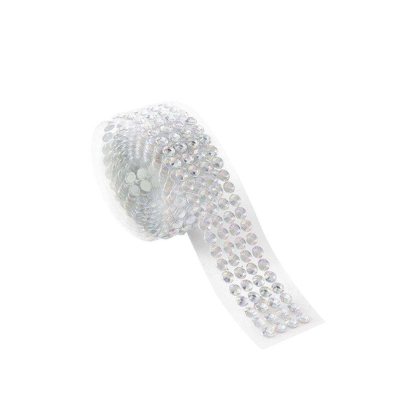 Silver Glass Mirror Mosaic Rolls - 3 Pack | tableclothsfactory.com