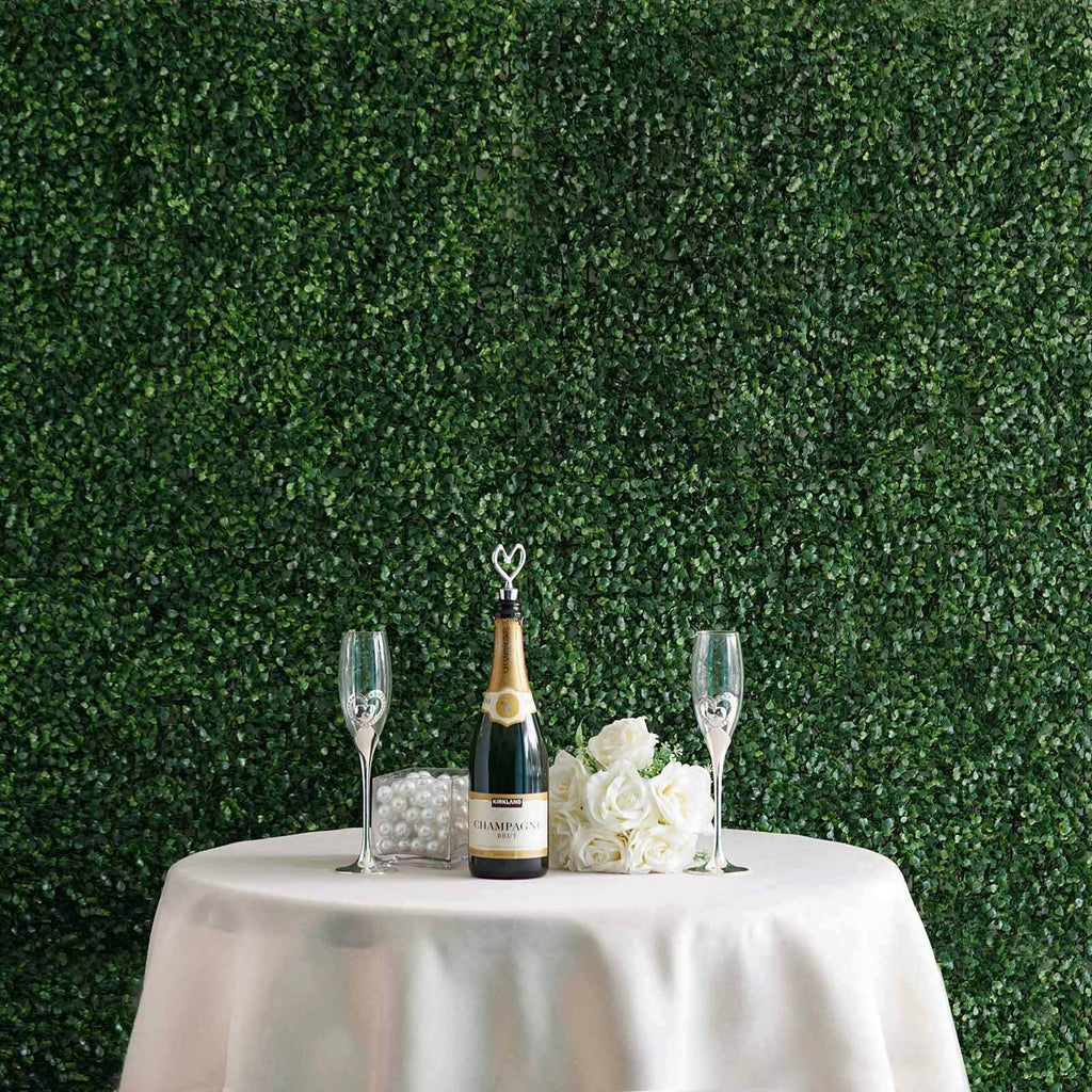 Dark Green Boxwood Hedge Garden Wall Mat