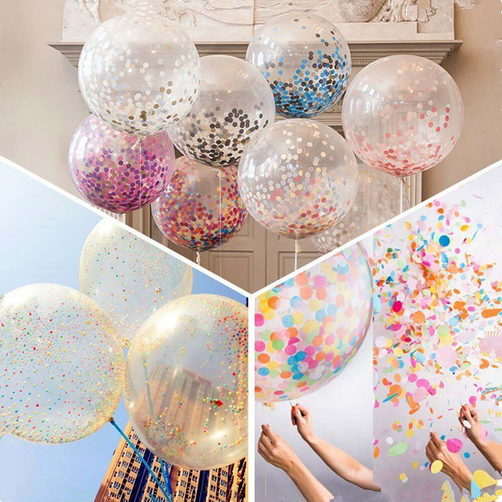 36" Clear PVC Bubble Balloon | tableclothsfactory.com