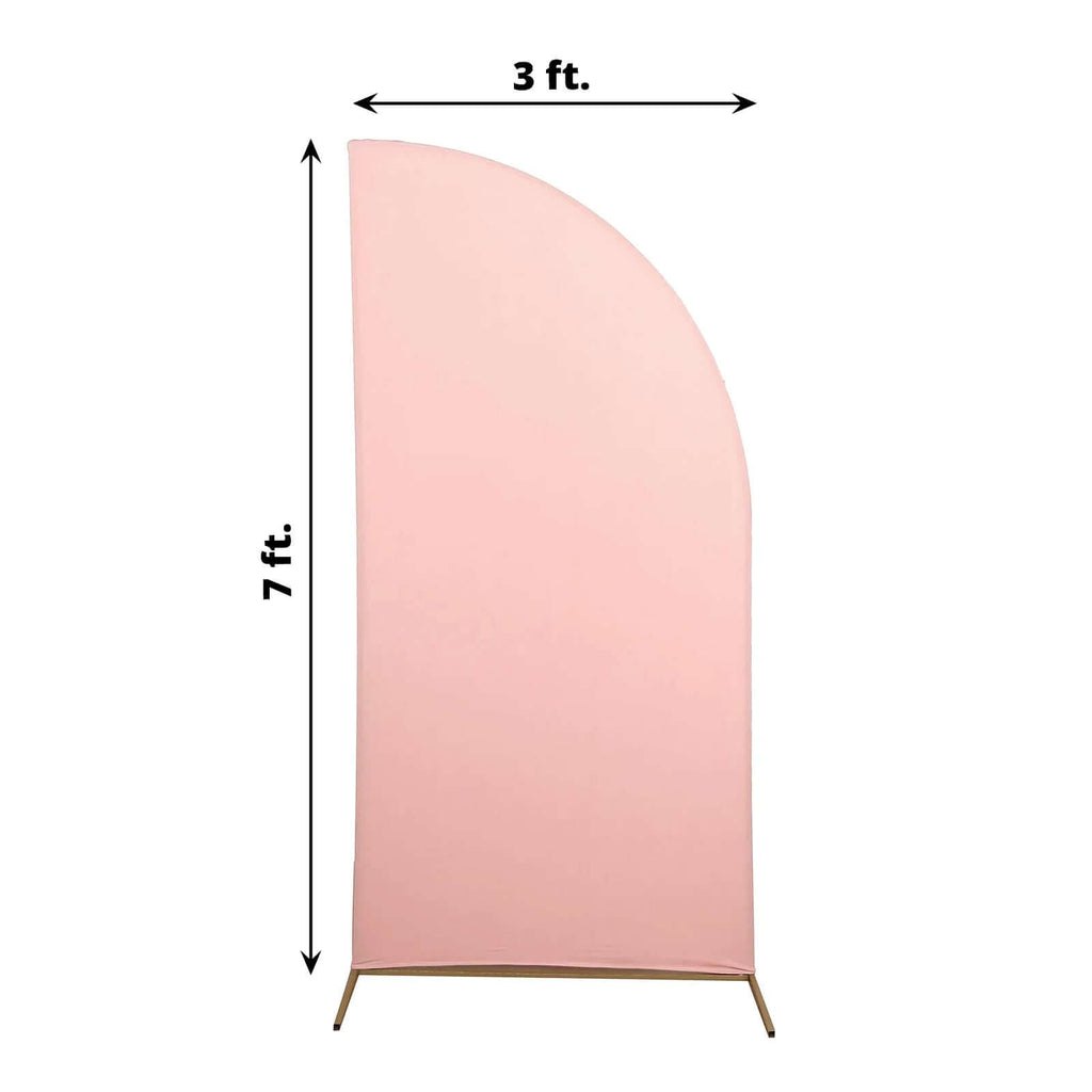 7ft Matte Dusty Rose Spandex Backdrop Cover
