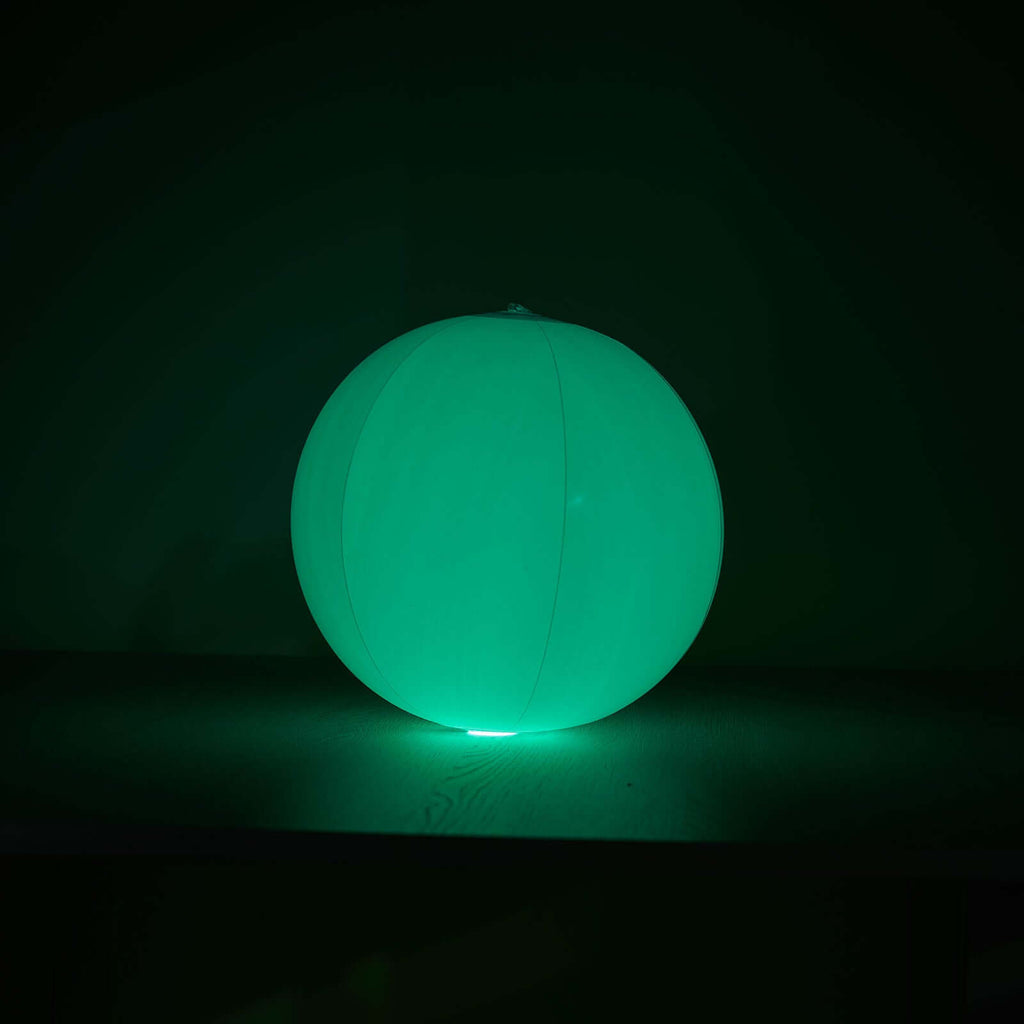 12" Floating Pool Light Up Ball, Inflatable Outdoor Garden Lights With ...