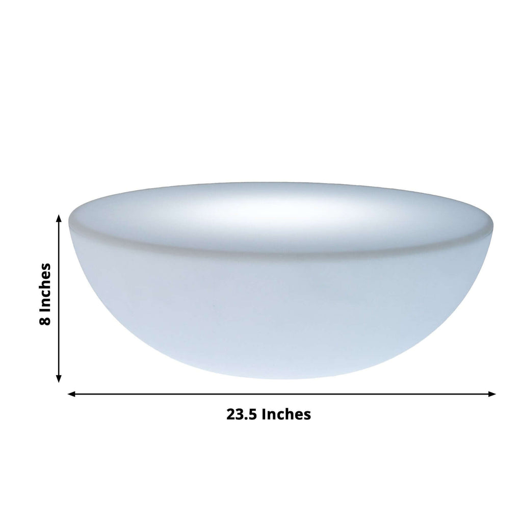 23.5" Color Changing LED Round Table | tableclothsfactory.com