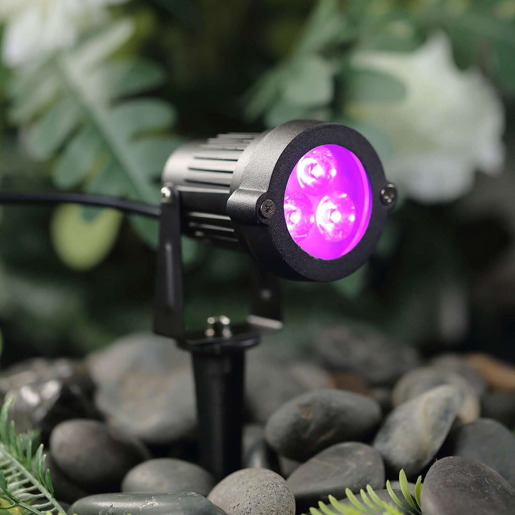 6W Purple LED Backdrop Uplight Landscape Spotlight