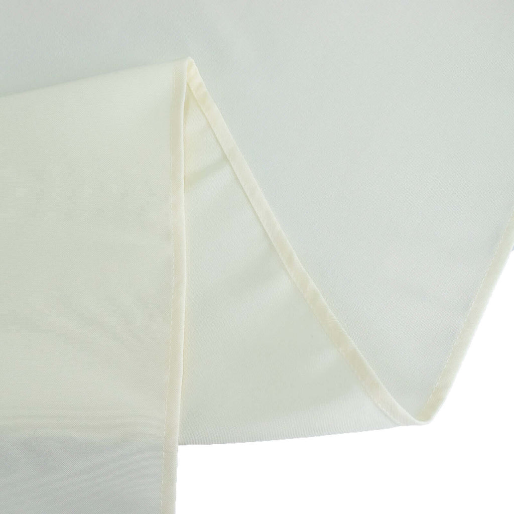 Premium Dinner Napkins 20"x20" Ivory by TableclothsFactory.com