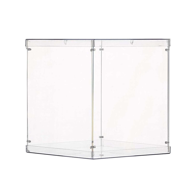 12" Silver Mirrored Acrylic Display Box | tableclothsfactory.com