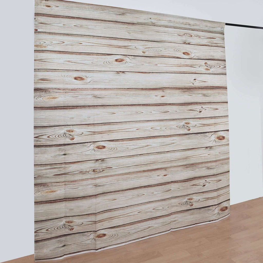 8ftx8ft Rustic White Washed Panel Vinyl Backdrop